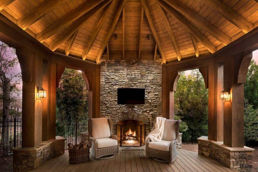 Patio and Outdoor Living Space Design Ideas – Pergola Gazebos: