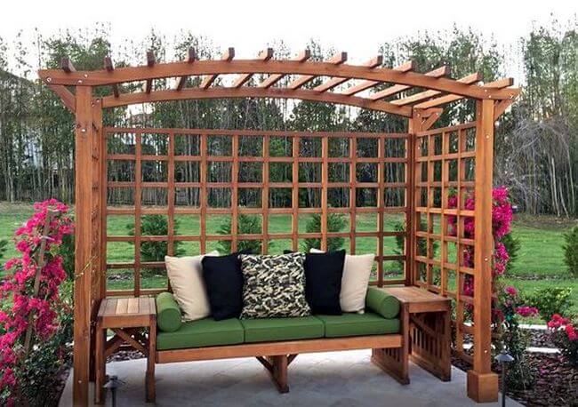 Breathtaking Garden Arbor Bench Design Ideas – Pergola Gazebos: