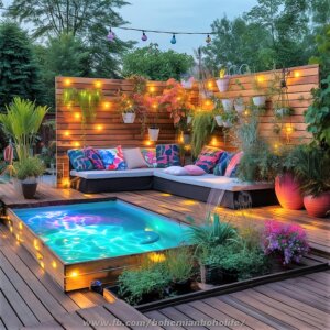 Backyard Garden Pool Design Ideas With Bohemian Style Decor – Pergola ...