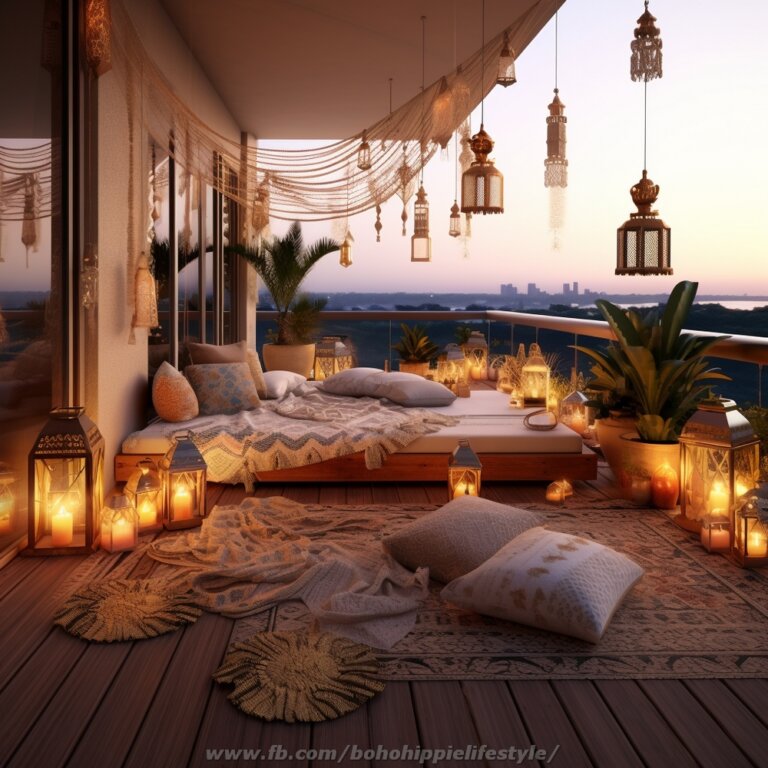 Unveiling the Magic of Bohemian Style Balcony Decor – Pergola Gazebos: