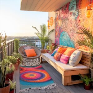 Unveiling the Magic of Bohemian Style Balcony Decor – Pergola Gazebos: