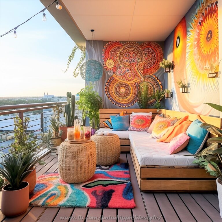 Unveiling the Magic of Bohemian Style Balcony Decor – Pergola Gazebos: