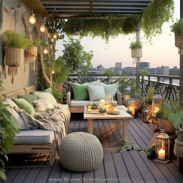 Unveiling the Magic of Bohemian Style Balcony Decor – Pergola Gazebos: