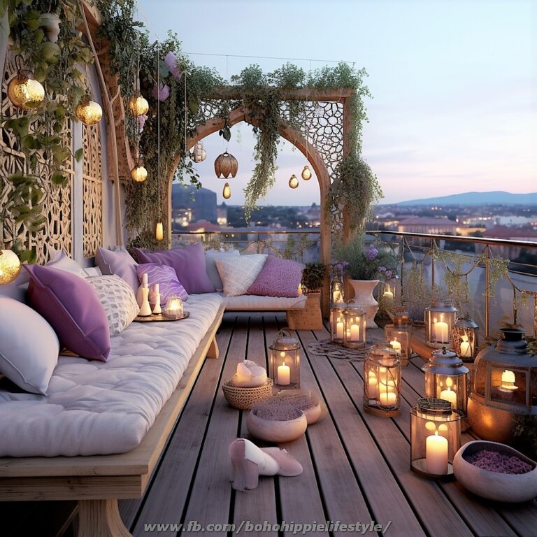Unveiling the Magic of Bohemian Style Balcony Decor – Pergola Gazebos: