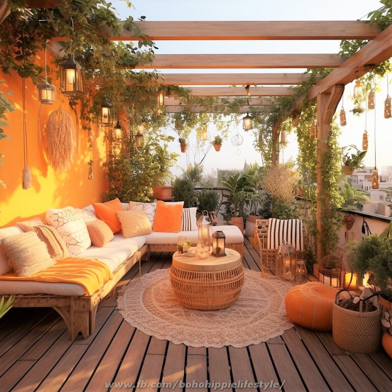 Unveiling the Magic of Bohemian Style Balcony Decor – Pergola Gazebos: