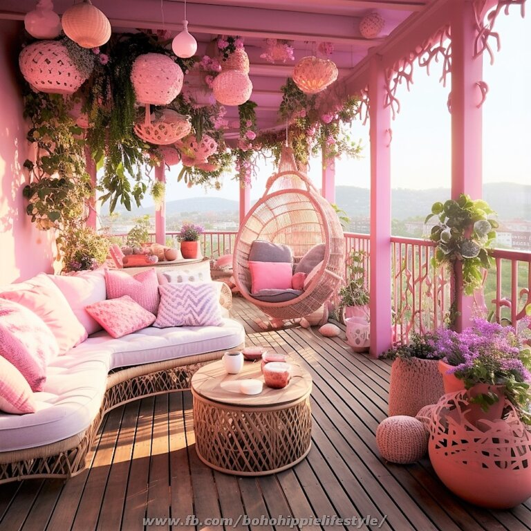 Unveiling the Magic of Bohemian Style Balcony Decor – Pergola Gazebos: