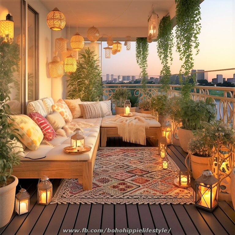Unveiling the Magic of Bohemian Style Balcony Decor – Pergola Gazebos: