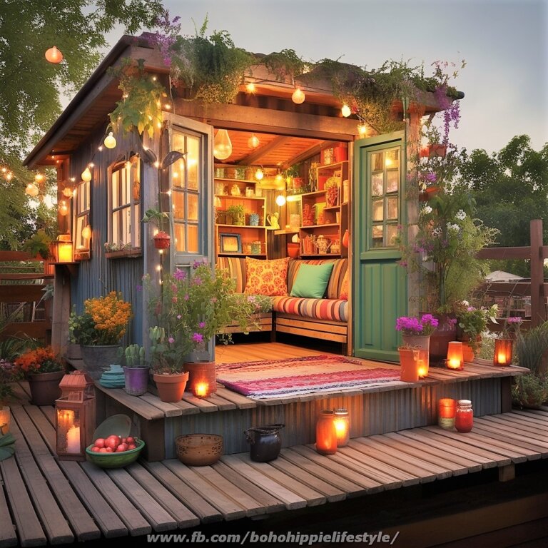 Harmonizing with Nature Bohemian Style Garden Cabins and Sheds ...