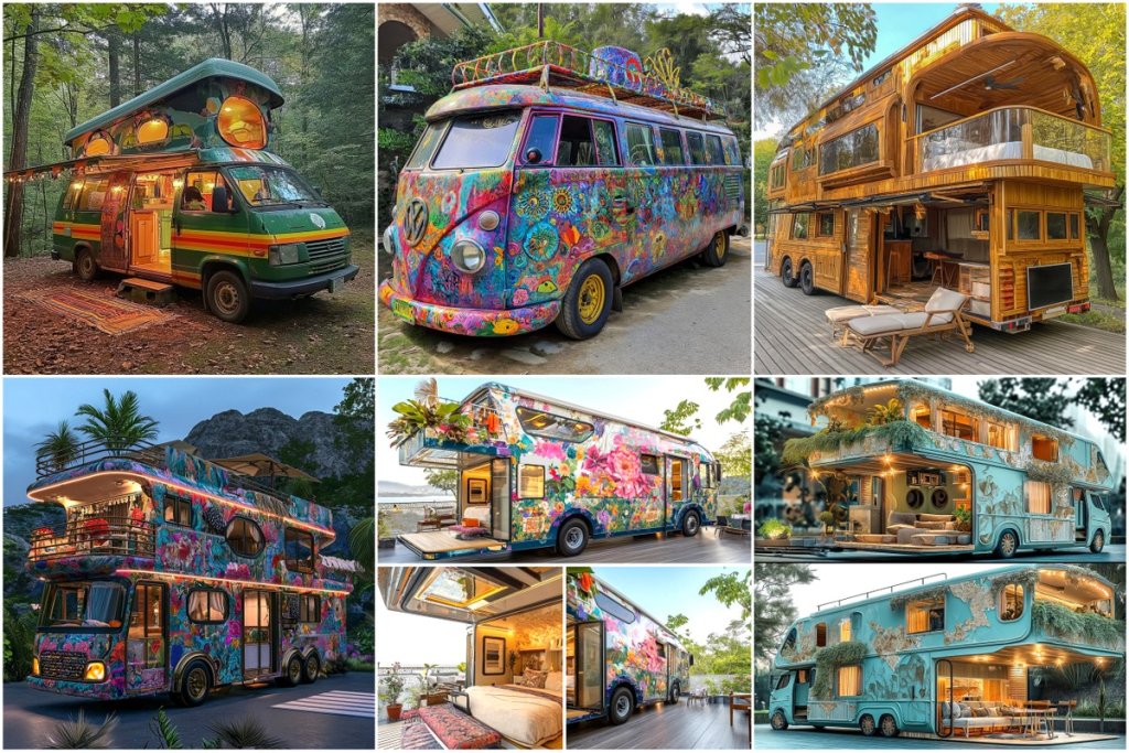 Freedom on Wheels: The Hippie Boho Style Van And Campers Adventure ...